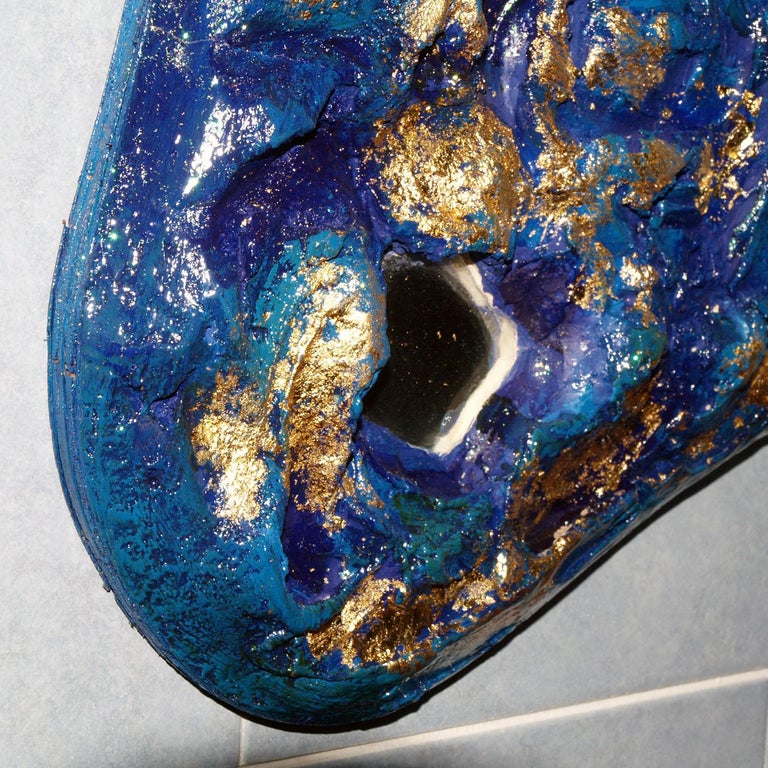 Early 20th C Catalan Modernism Mirror, Conglomerate and Stucco, Antoni ...