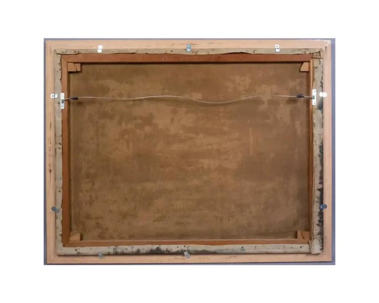 1913 Oil on Canvas Landscape with River View at Sunset, John Wooler ...