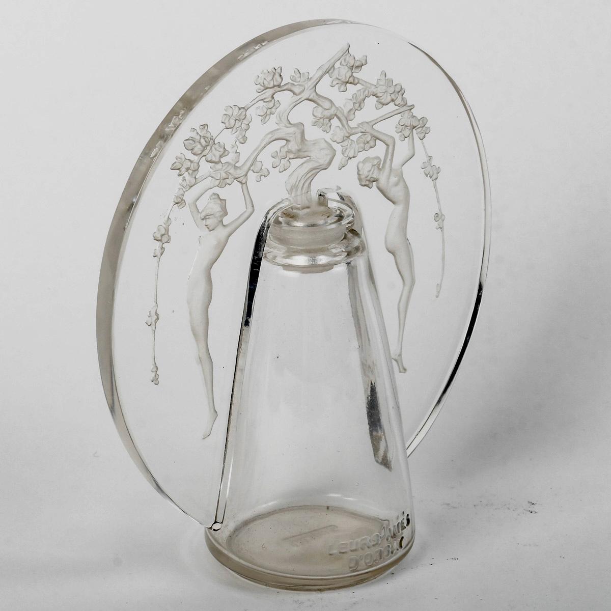 1913 Rene Lalique Tiara Perfume Bottle Leurs Ame D'Orsay Glass For Sale ...