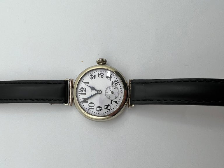 1916 Waltham Trench Watch, Swivel Lugs, Rare Hermetic Case For Sale at ...