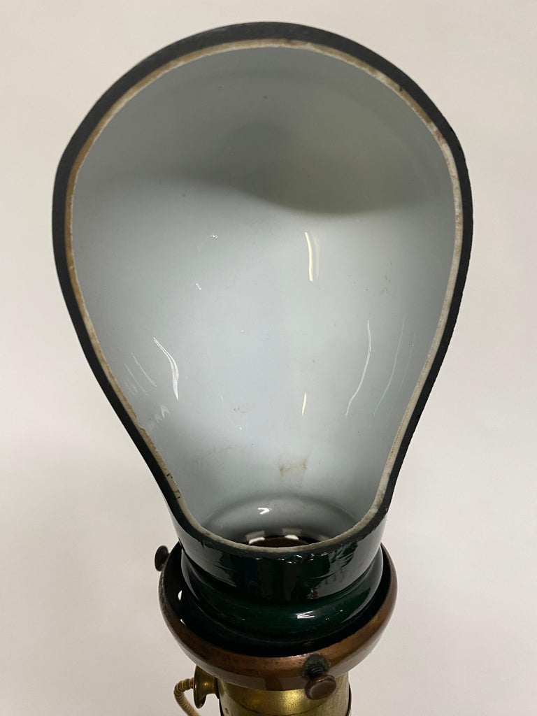 1920 German Industrial Emeralite Articulated Work Light For Sale at 1stDibs