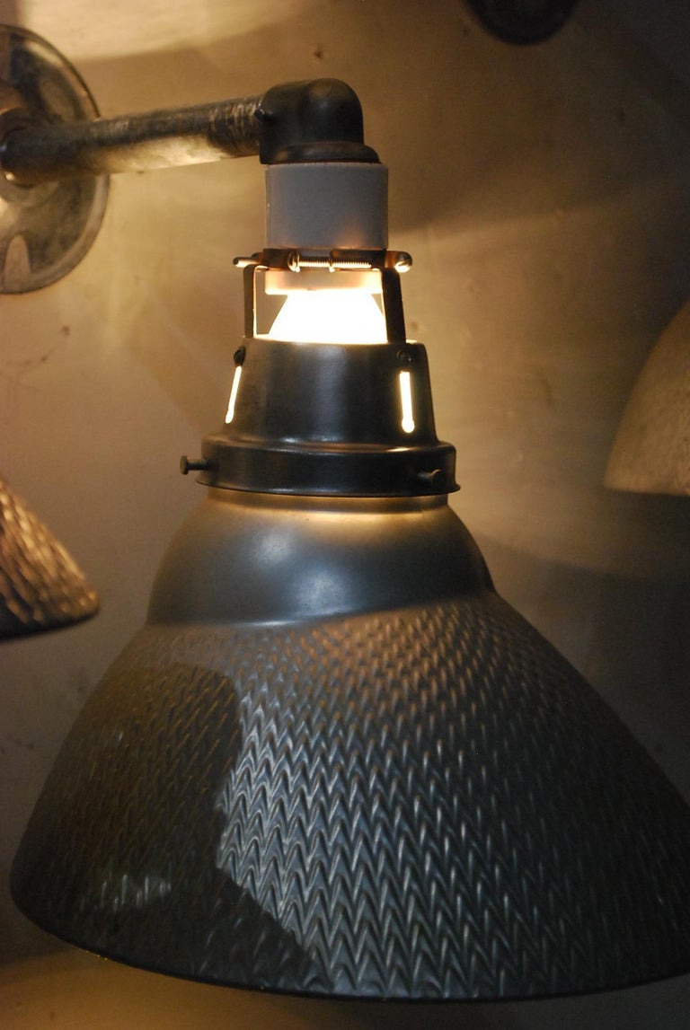 1920 Mercury Glass X-Ray Shades Sconces Set of 10 For Sale at 1stDibs