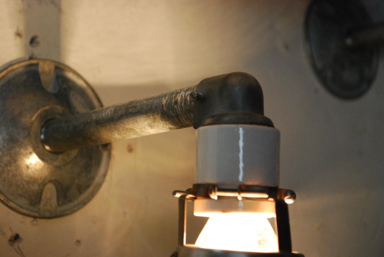 1920 Mercury Glass X-Ray Shades Sconces Set of 10 For Sale at 1stDibs