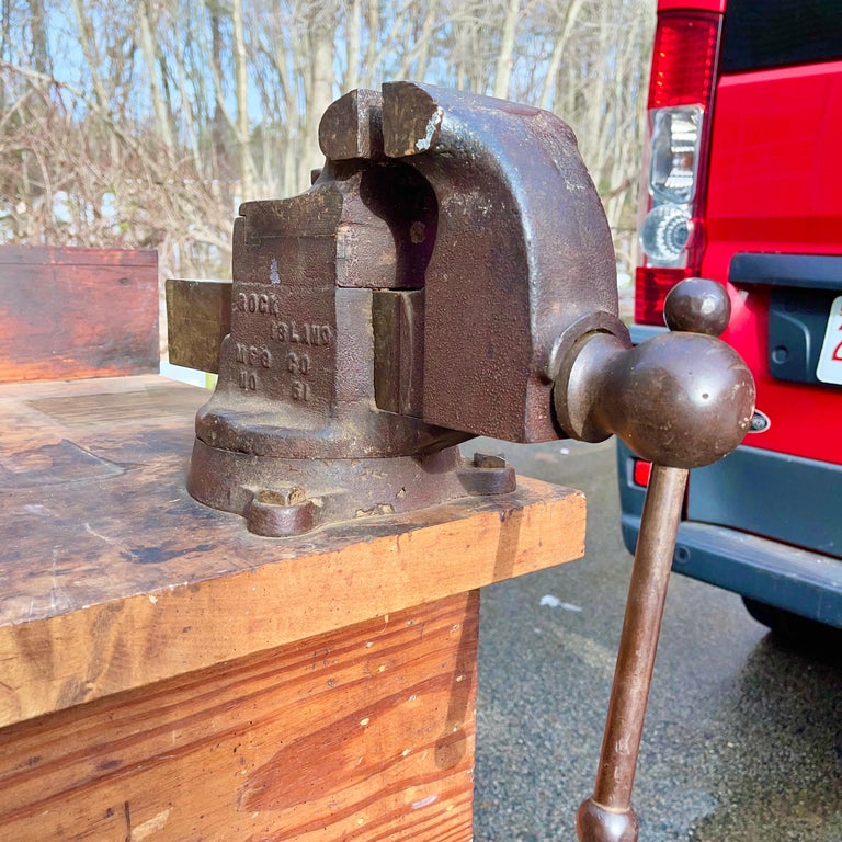 1920s American Built Workshop Table For Sale at 1stDibs | richards ...