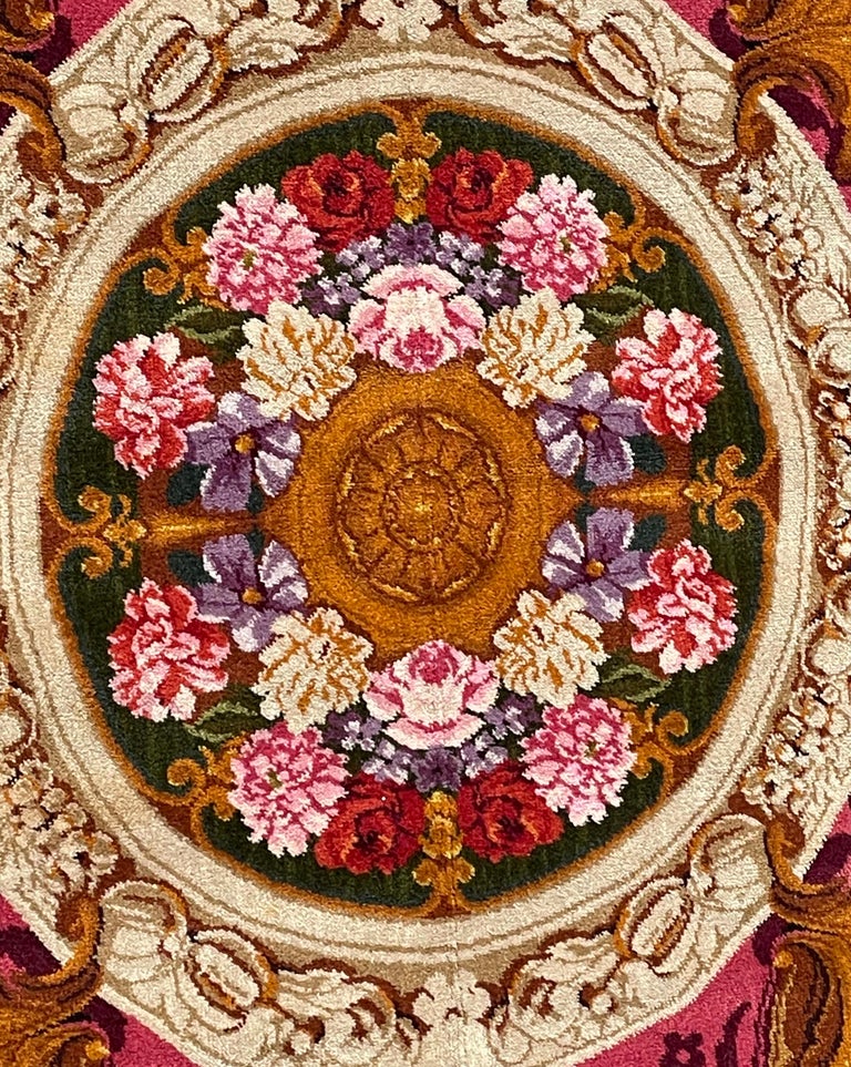 1920's Antique English Chenille Rug 12 by 15 at 1stDibs