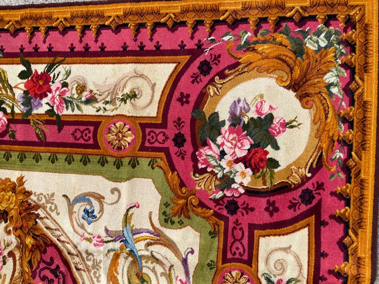 1920's Antique English Chenille Rug 12 by 15 at 1stDibs