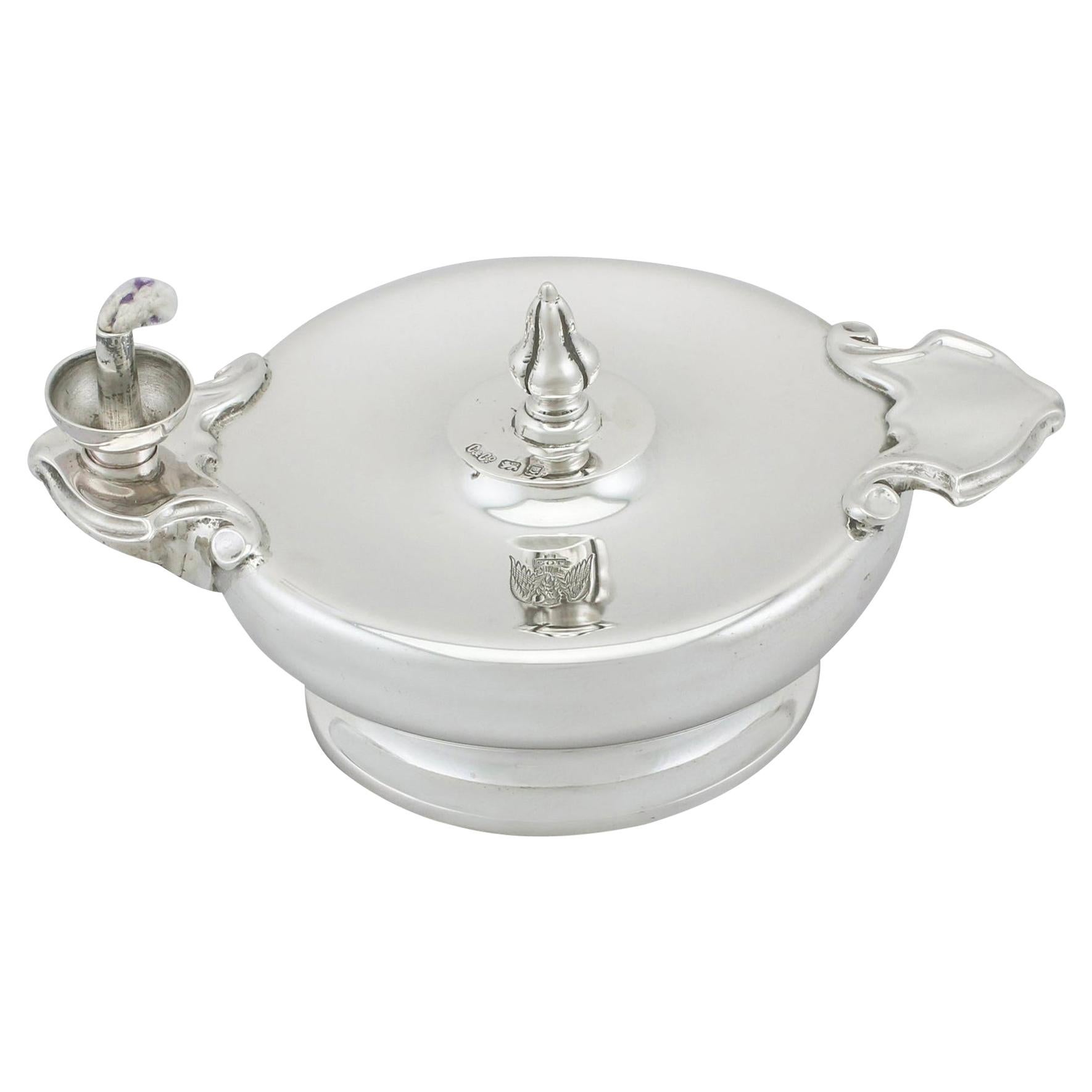 Sterling Silver and Turquoise Lighter Case For Sale at 1stDibs