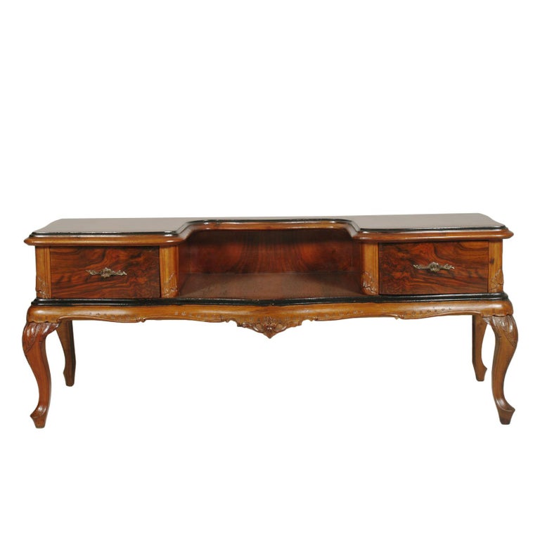 1920s Antique Vanity Baroque Venetian, Dressing Table, Hand Carved ...