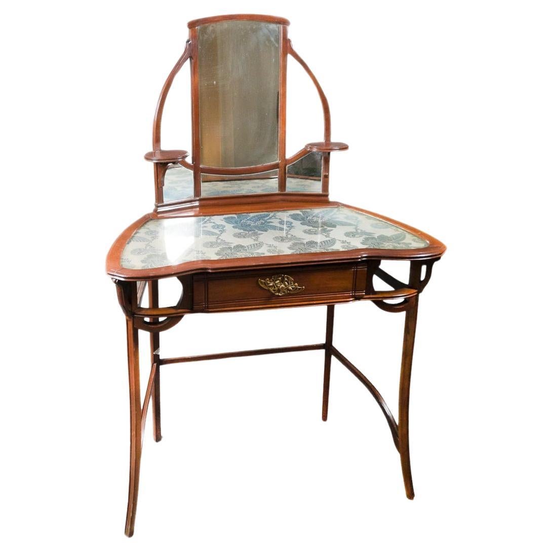 1920s Art Nouveau Vanity Console For Sale at 1stDibs