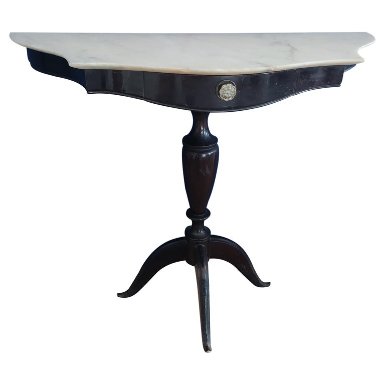 1920s Astonishing Console in Wood and Marble, Made in Italy For Sale at ...