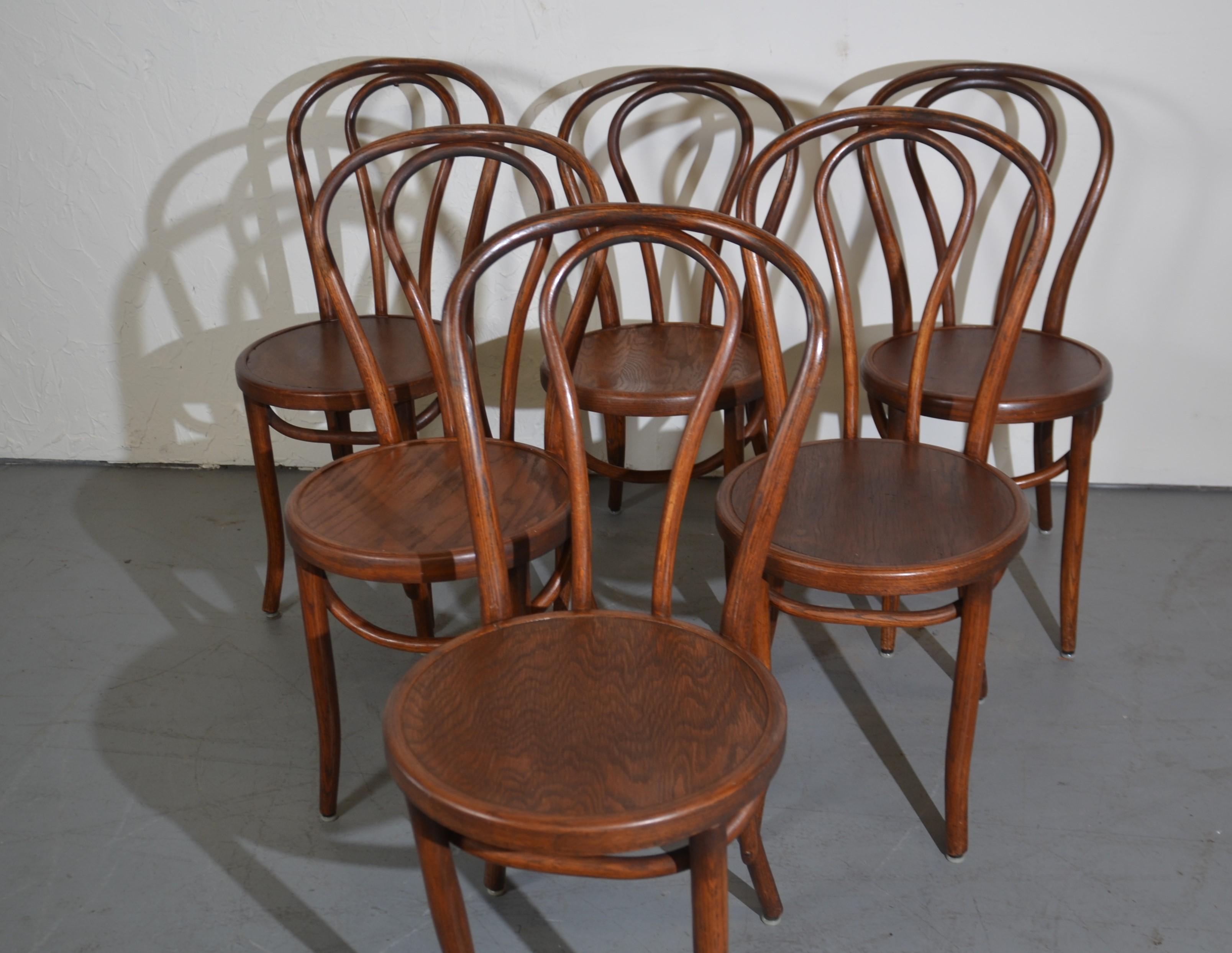1920's, Bentwood Dining Chairs Set of 6 at 1stDibs