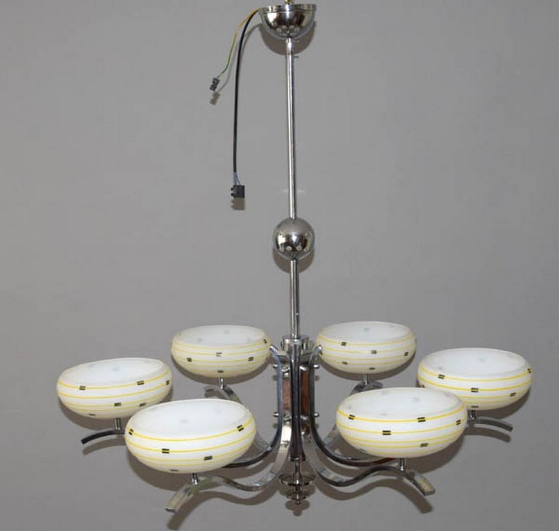 1920s Big Functionalism Art Deco Chandelier For Sale at 1stDibs | 1920 ...