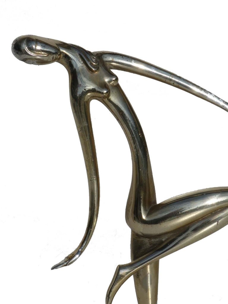 1920s by Franz Hagenauer Weiner Werkstatte Austria Silver Metal Pair of ...