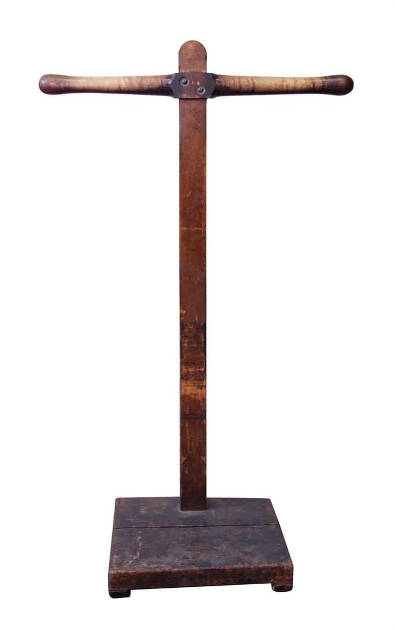 1920s Carved Tailor Shop Maple T Rack from Manhattan For Sale at ...
