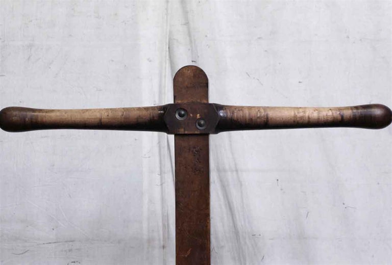 1920s Carved Tailor Shop Maple T Rack from Manhattan For Sale at ...