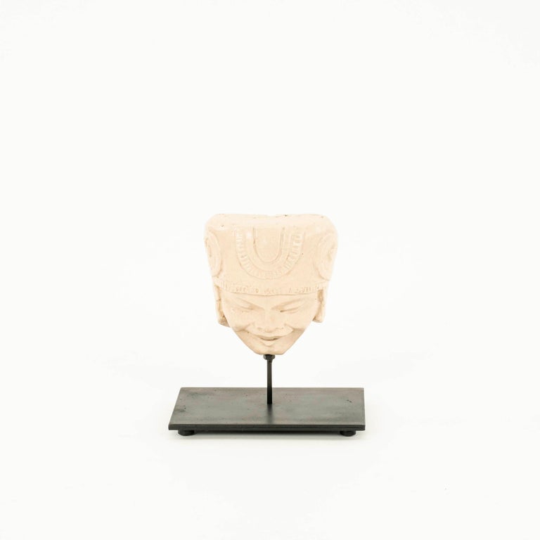 1920s Cast Mayan Male Face Figure For Sale at 1stDibs