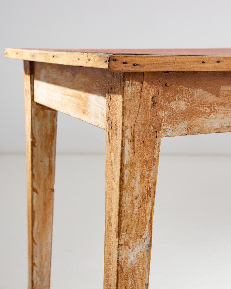 1920s Country French Wooden Table For Sale at 1stDibs