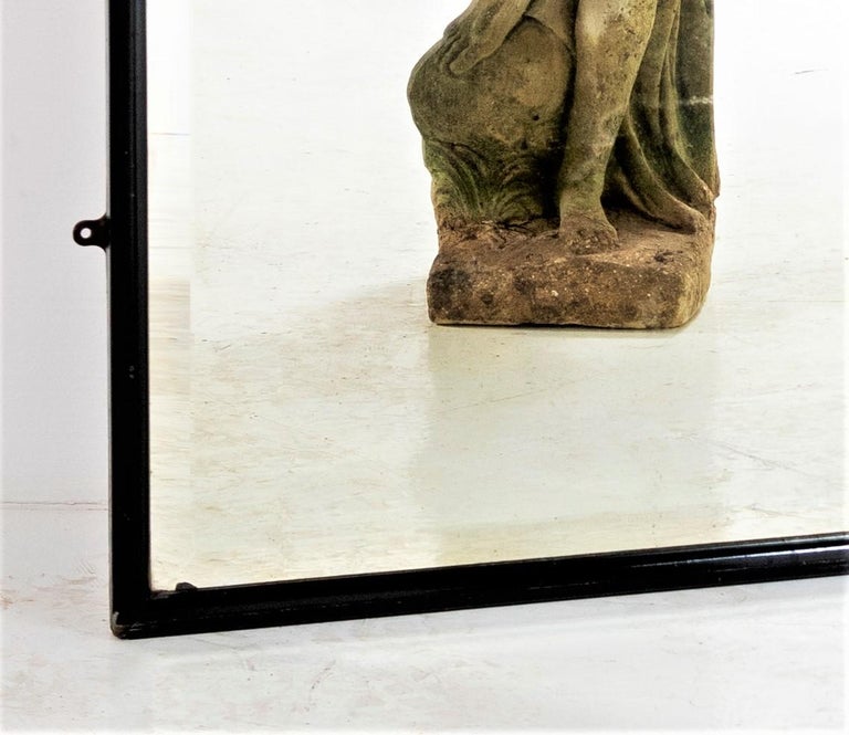 1920s English Tailors Mirror with Ebonised Frame and Bevelled Mirror ...
