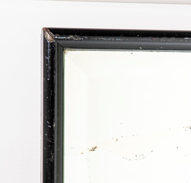 1920s English Tailors Mirror with Ebonised Frame and Bevelled Mirror ...