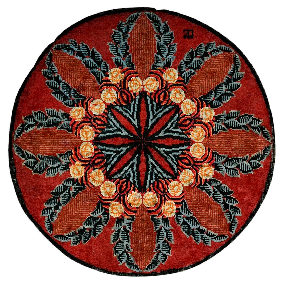 1920s French Art Deco Carpet by Ivan Da Silva Bruhns For Sale at 1stDibs