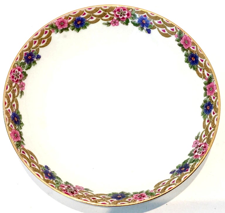 1920'S French Art Deco Limoge and 24K Gold Dinnerware By, Jean Pouyat S ...