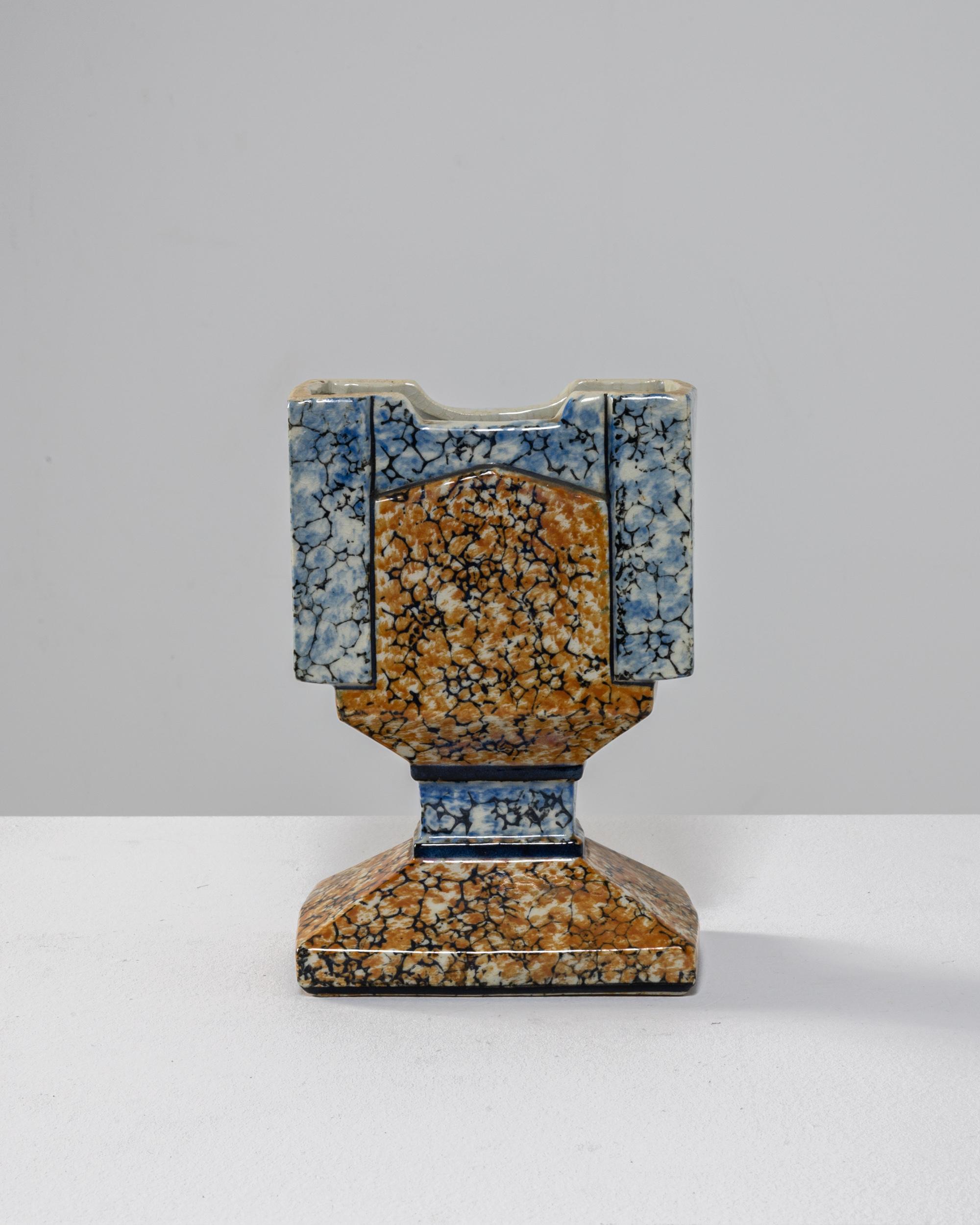 1920s French Ceramic Vase For Sale at 1stDibs
