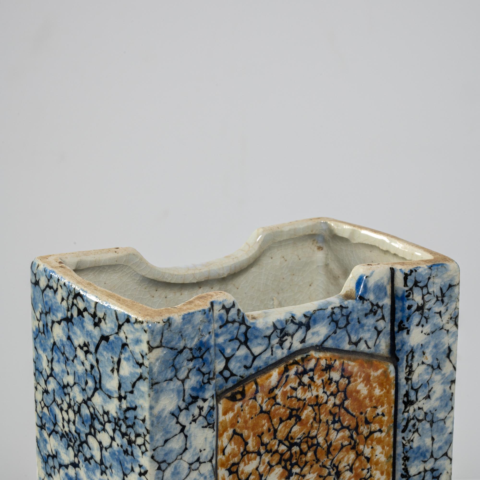 1920s French Ceramic Vase For Sale at 1stDibs