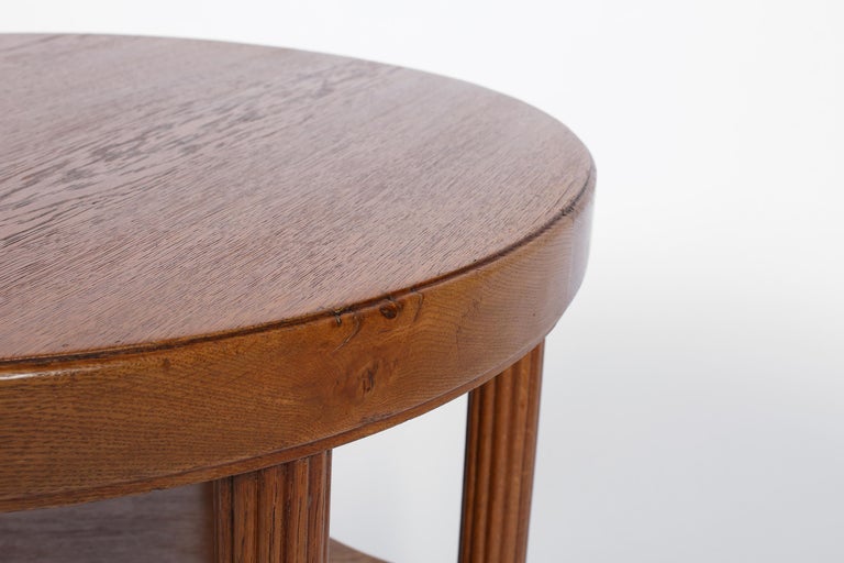 1920s French Oak Occasional Table Early Art Deco For Sale at 1stDibs