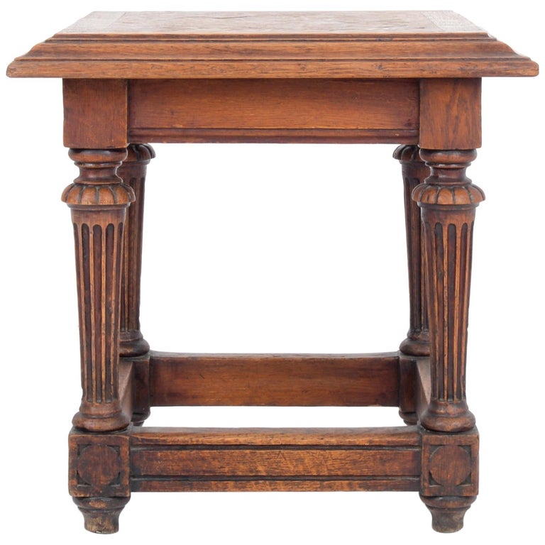 1920s French Provincial Wooden Side Table at 1stDibs