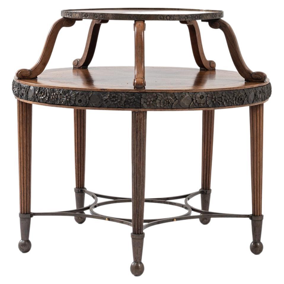 Antique 1920s Scalloped-Shape Side Table at 1stDibs | 1920s table ...