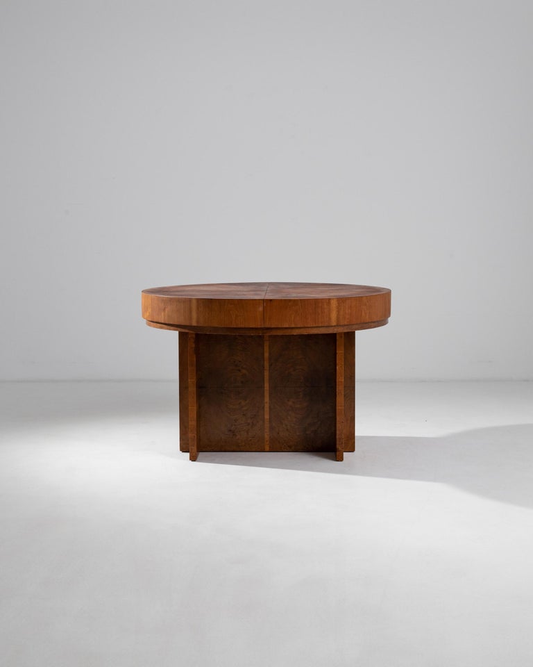 1920s French Wooden Art Deco Center Table For Sale at 1stDibs