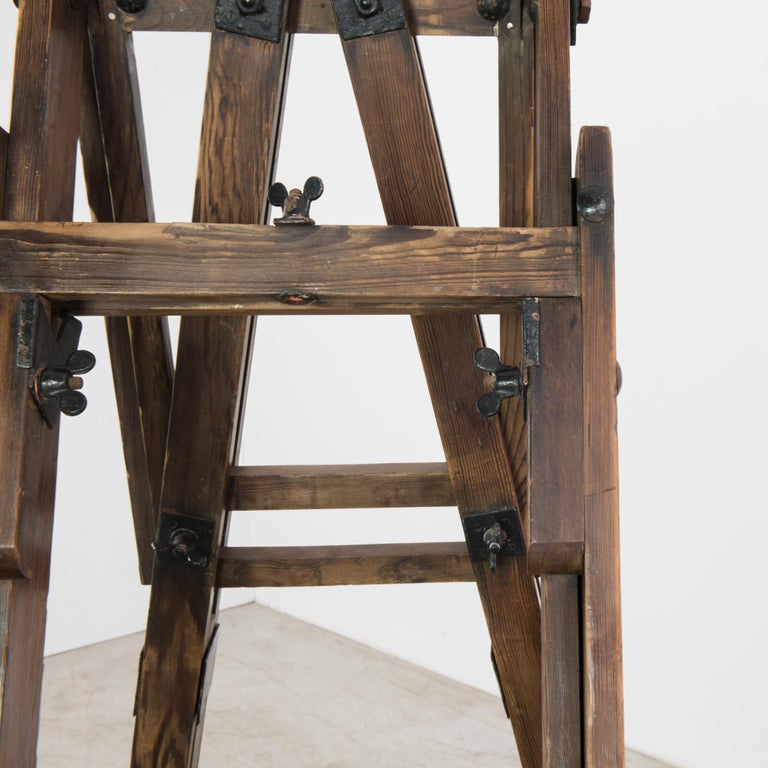 1920s French Wooden Ladder at 1stDibs
