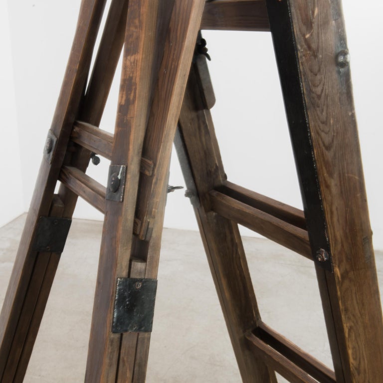 1920s French Wooden Ladder at 1stDibs