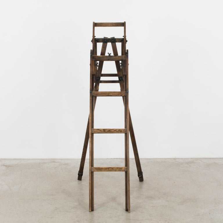 1920s French Wooden Ladder at 1stDibs