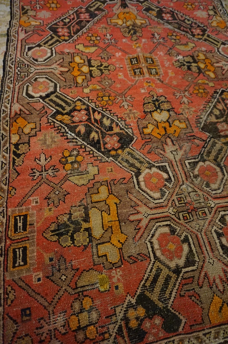 1920's Georgia Caucasus Hand-knotted Rug With Kite Medallions and ...