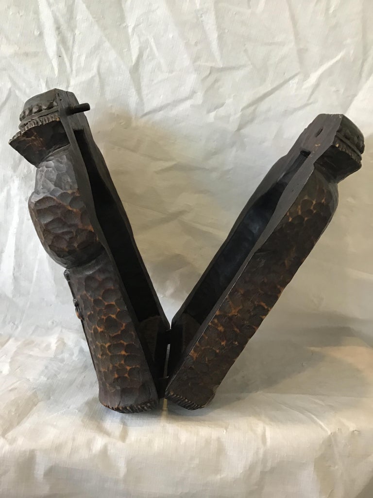 1920s Hand Carved Wood Prohibition Box at 1stDibs