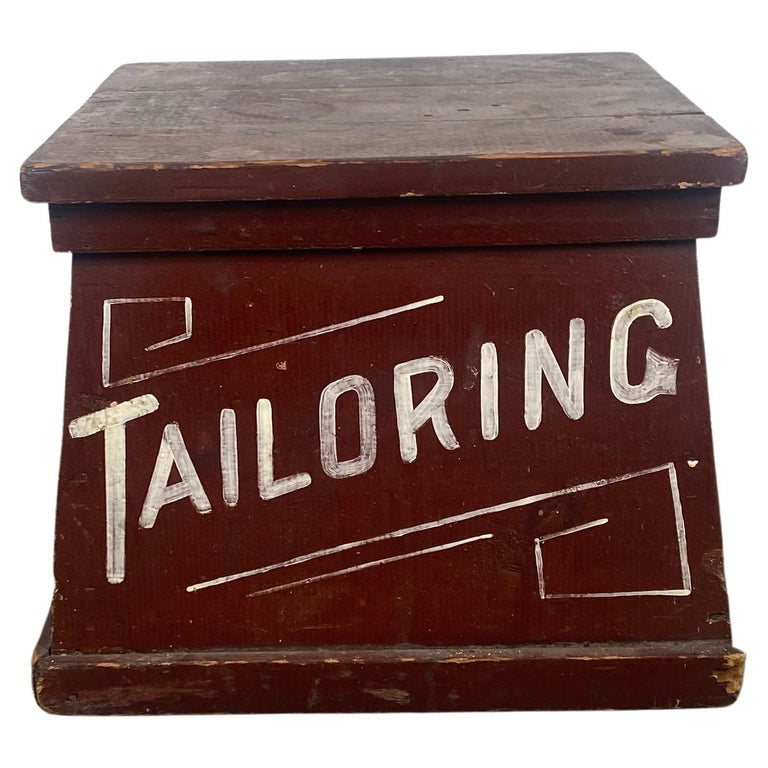1920s Hand Crafted and Painted Tailoring Alteration Fitting Platform ...
