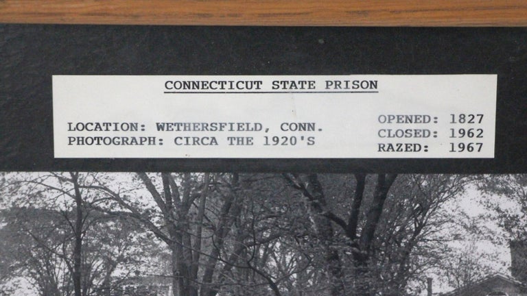 1920s Historic Photograph of Connecticut State Prison Era 1827-1962 ...