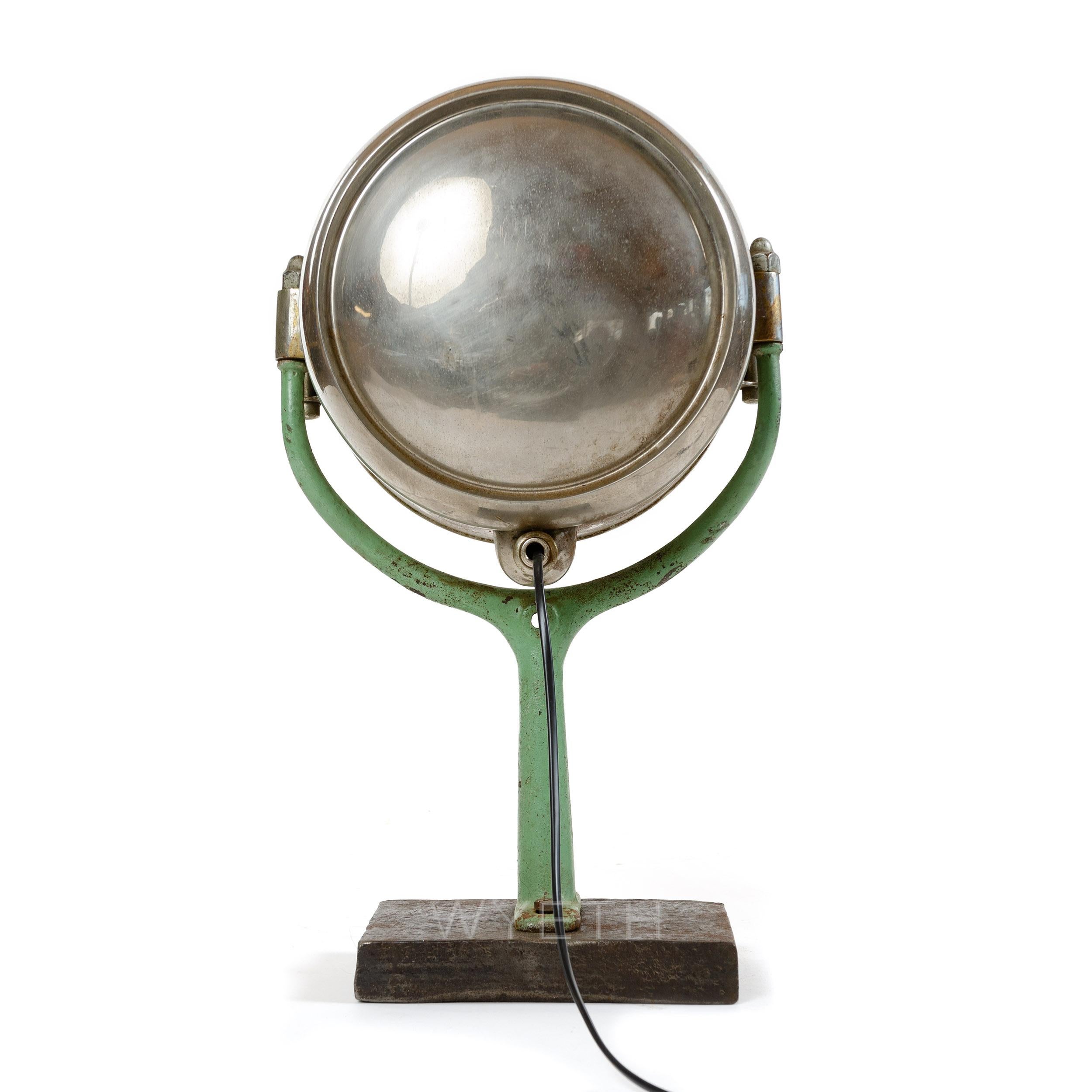 1920s Industrial Electric Spotlight by Superior Lamp Mfg For Sale at ...