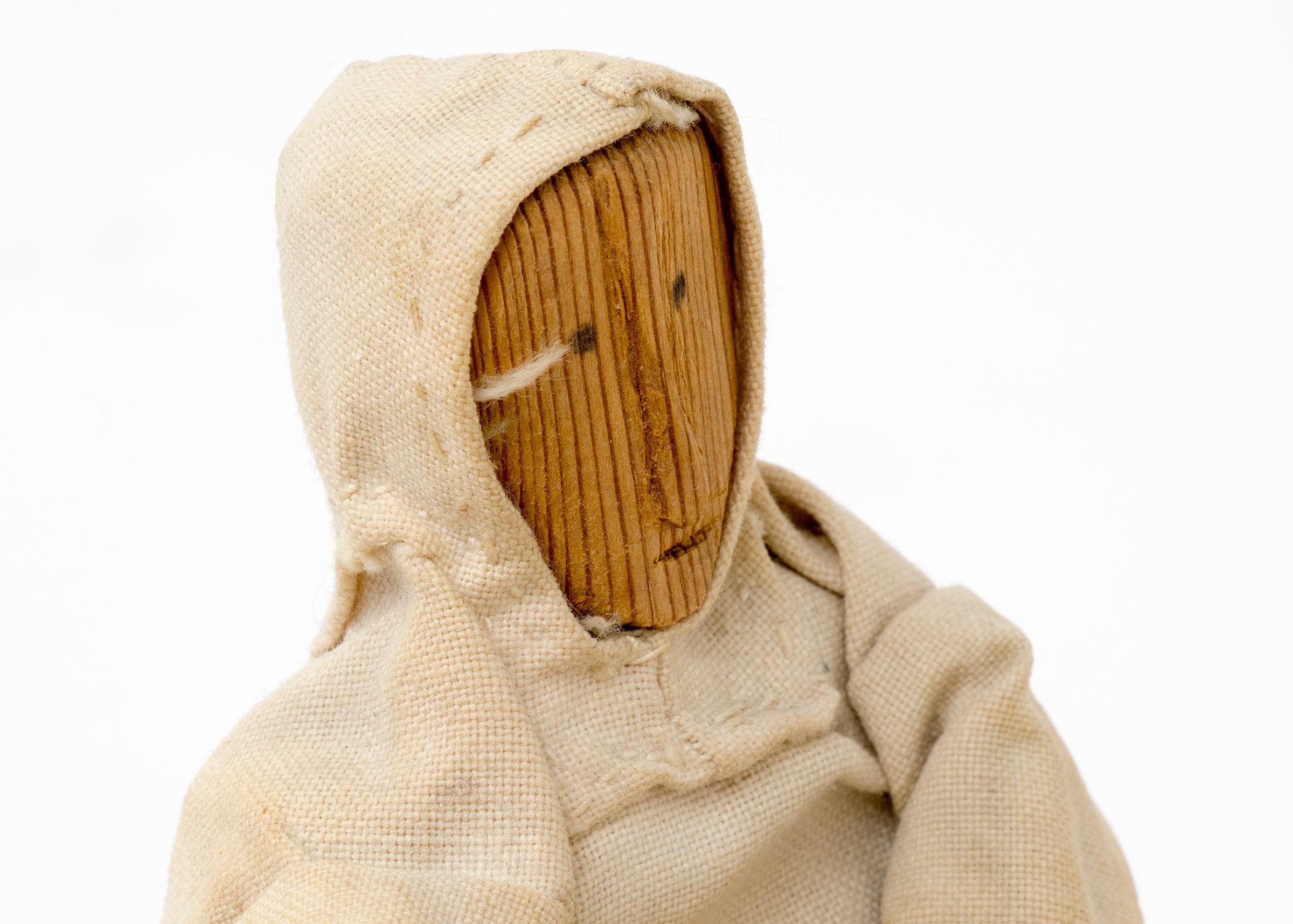 1920s Inuit Tribe Model Miniature Wooden Kayak with Figure at 1stDibs ...