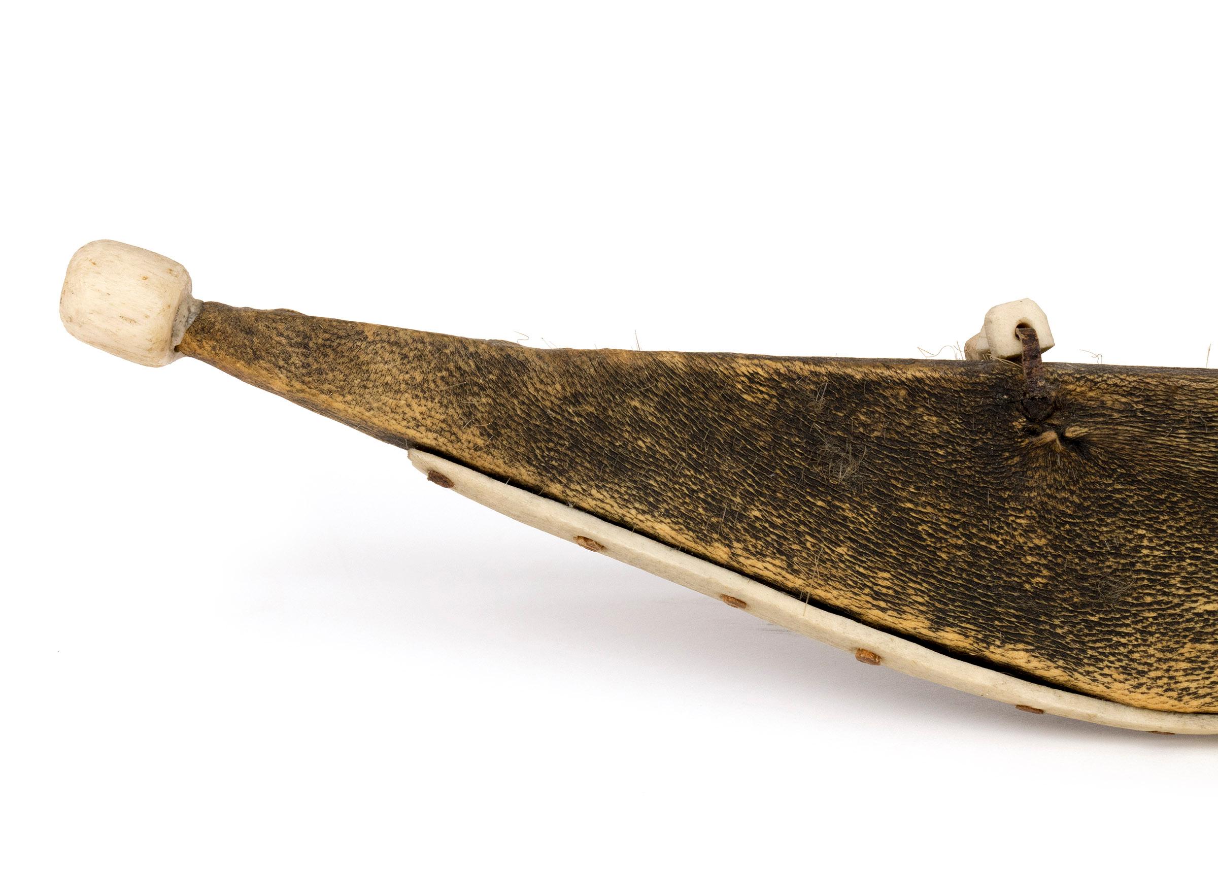 1920s Inuit Tribe Model Miniature Wooden Kayak with Figure at 1stDibs ...