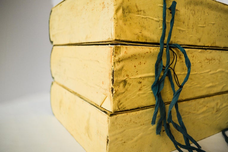 1920s Italian Archival Document Boxes at 1stDibs