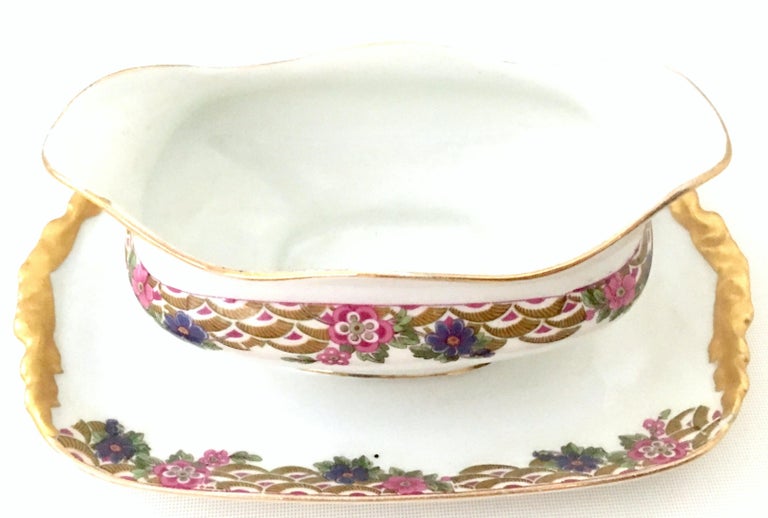 1920'S Jean Pouyat French Art Deco Limoge France Sauce Boat For Sale at ...