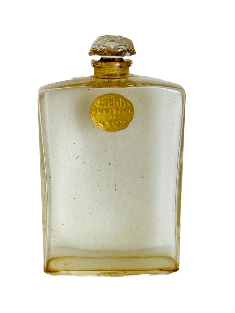 1920s Lalique French Perfume Bottle Ambre Antique De Coty For Sale at ...