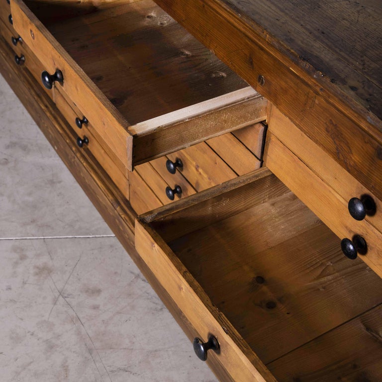 1920's Large French Workshop Bank Of Drawers - Forty Five Drawers at ...