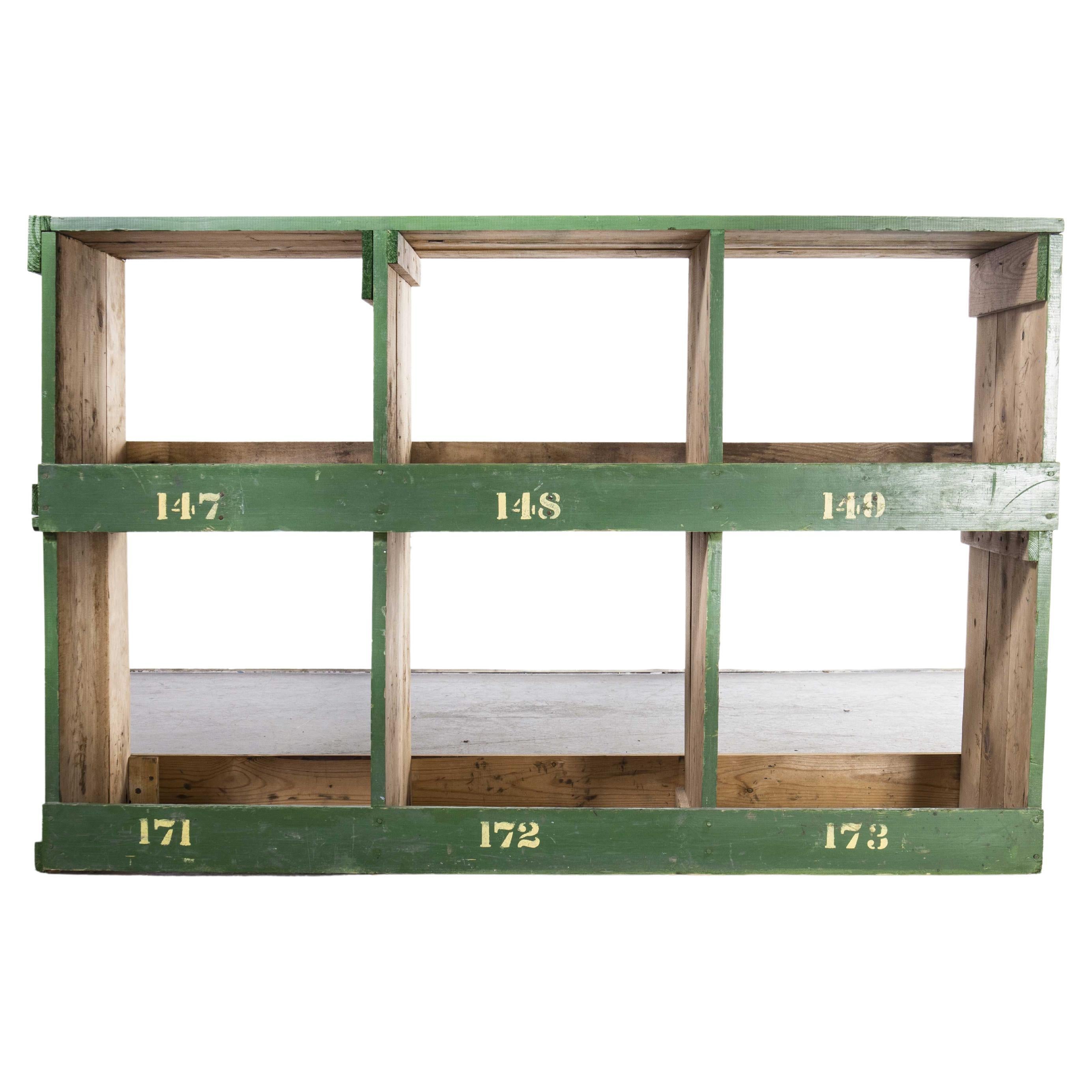 1920's Late Victorian Pigeon Hole Unit, Storage, Shelving Unit 'Model ...