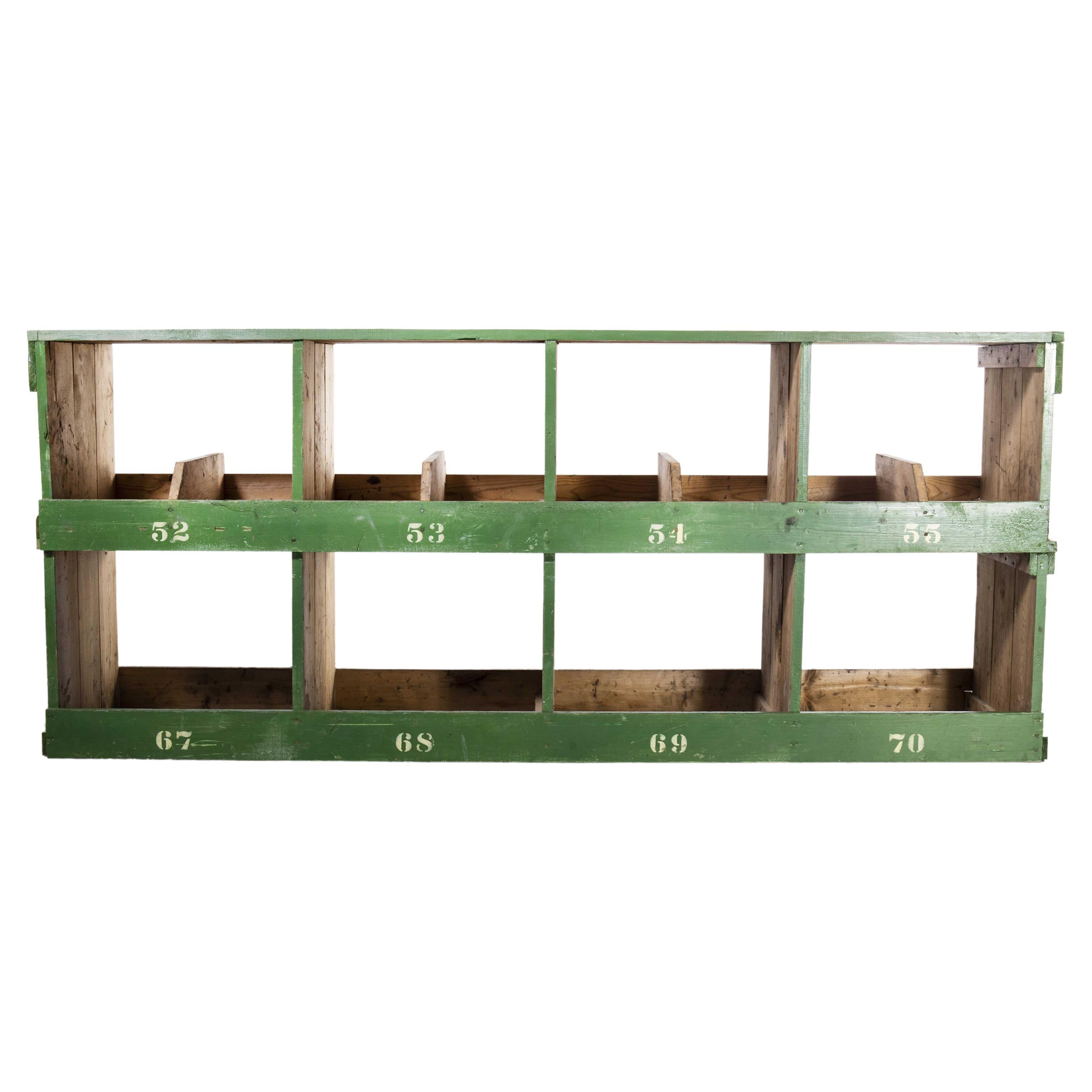 1920's Late Victorian Pigeon Hole Unit, Storage, Shelving Unit 'Model ...