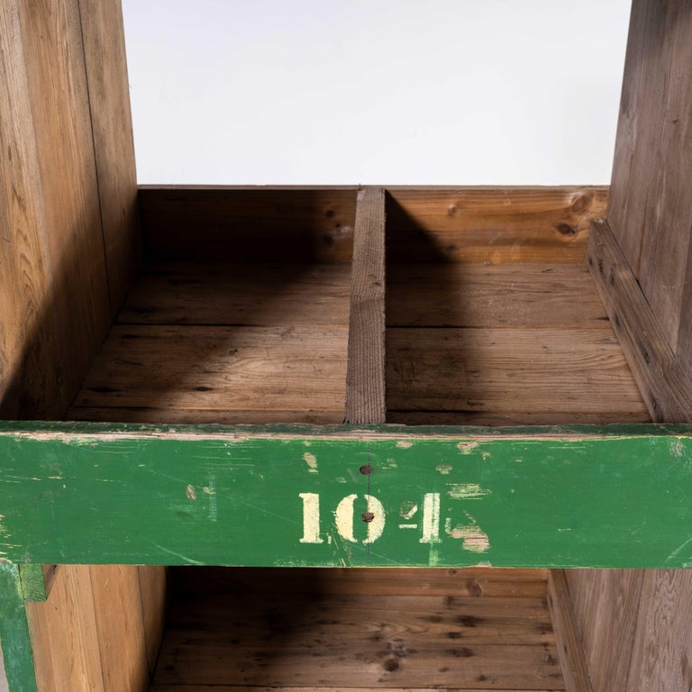 1920's Late Victorian Pigeon Hole Unit - Storage - Shelving Unit (Model ...