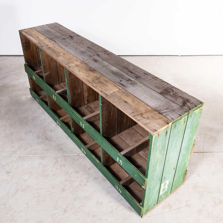 1920's Late Victorian Pigeon Hole Unit - Storage - Shelving Unit (Model ...