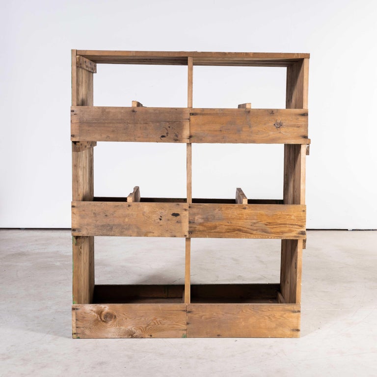 1920's Late Victorian Pigeon Hole Unit - Storage - Shelving Unit (Model ...